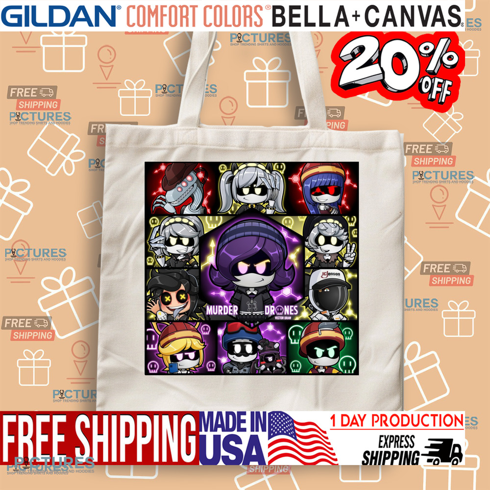 Murder Drones Characters Photographic Shirt • Picturestees Clothing LLC