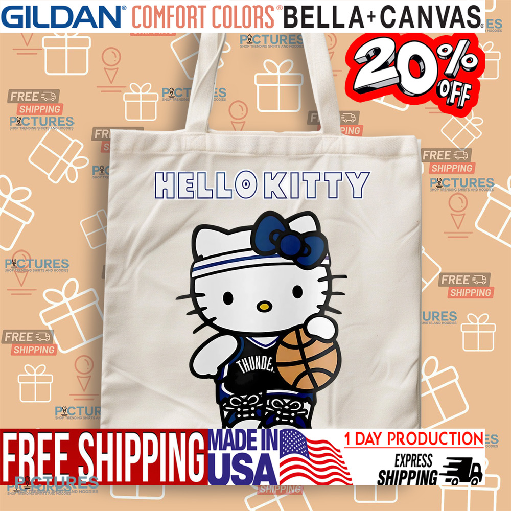 Oklahoma City Thunder Hello Kitty Night 2024 Shirt • Picturestees ...