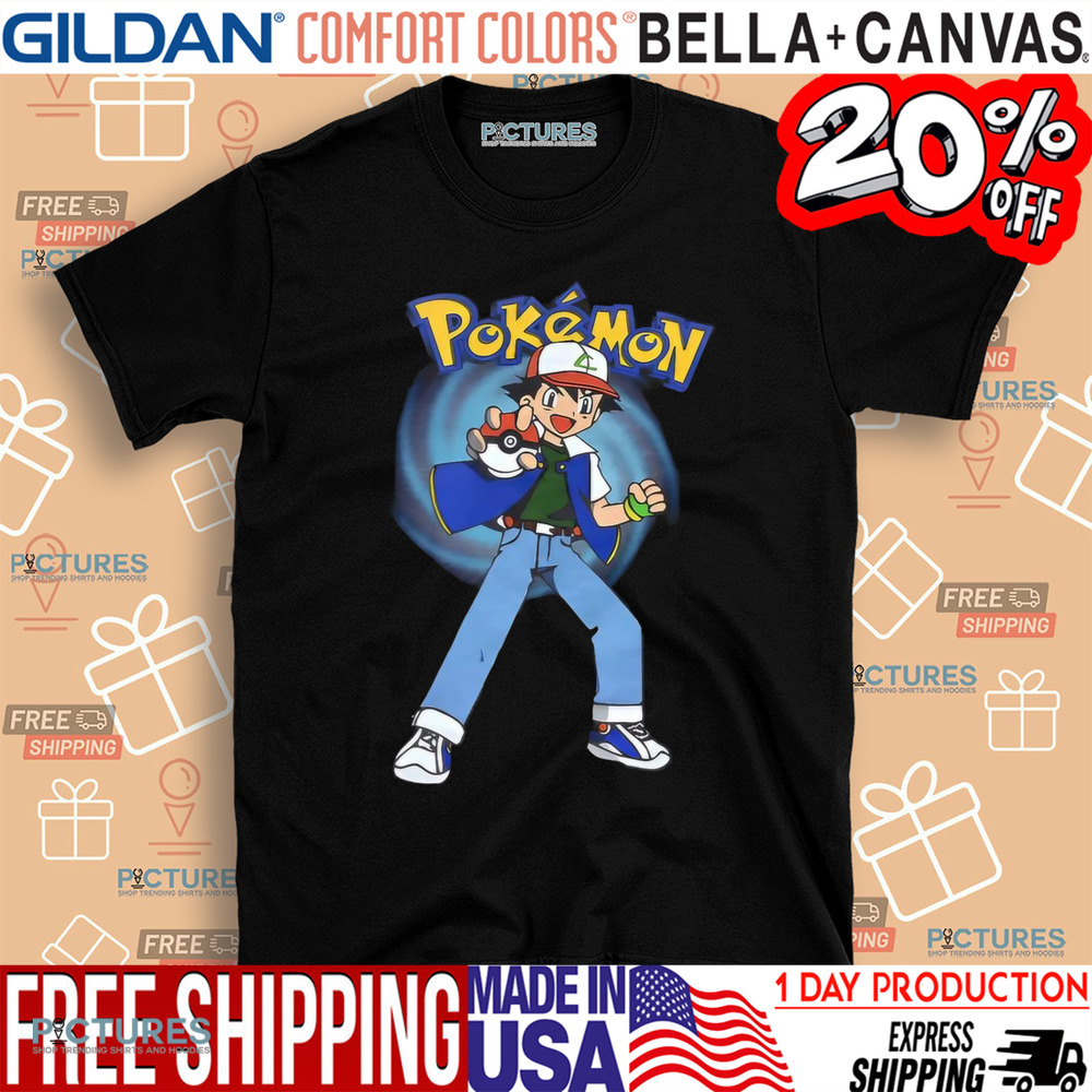 Pokemon Ash Ketchum Shirt • Picturestees Clothing LLC