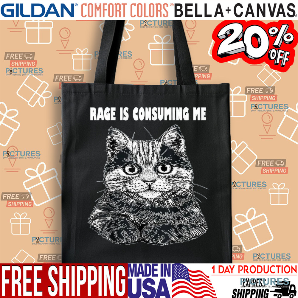 🚛Free Delivery: 📣SaleOff 20% Rage Is Consuming Me Silly Staring Cat ...