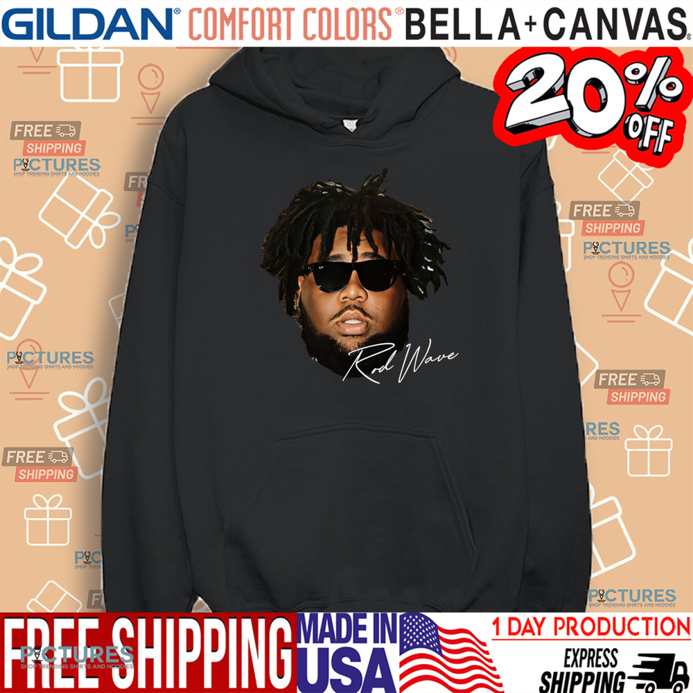 🚛Free Delivery: 📣SaleOff 20% Rod Wave Face Shirt • , Classic tee ...