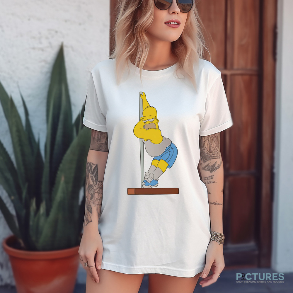 Simpsons Homer Pole Dance The Simpsons Shirt • Picturestees Clothing LLC