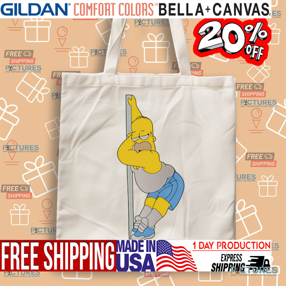 Simpsons Homer Pole Dance The Simpsons Shirt • Picturestees Clothing LLC