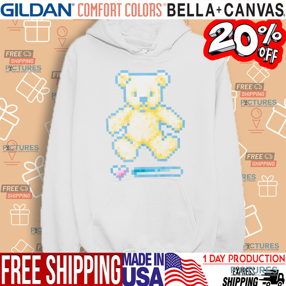 8-bit Bear Shirt • Picturestees Clothing LLC