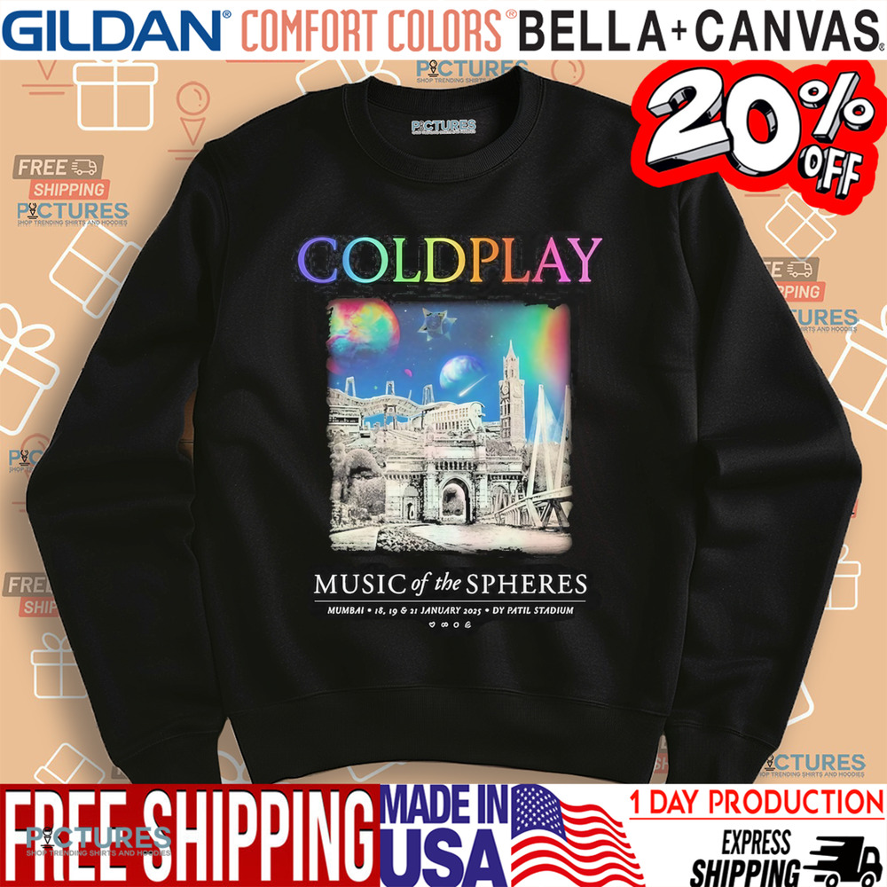 Coldplay 2025 Mumbai Music Of The Spheres Tour At Dy Patil Stadium On ...