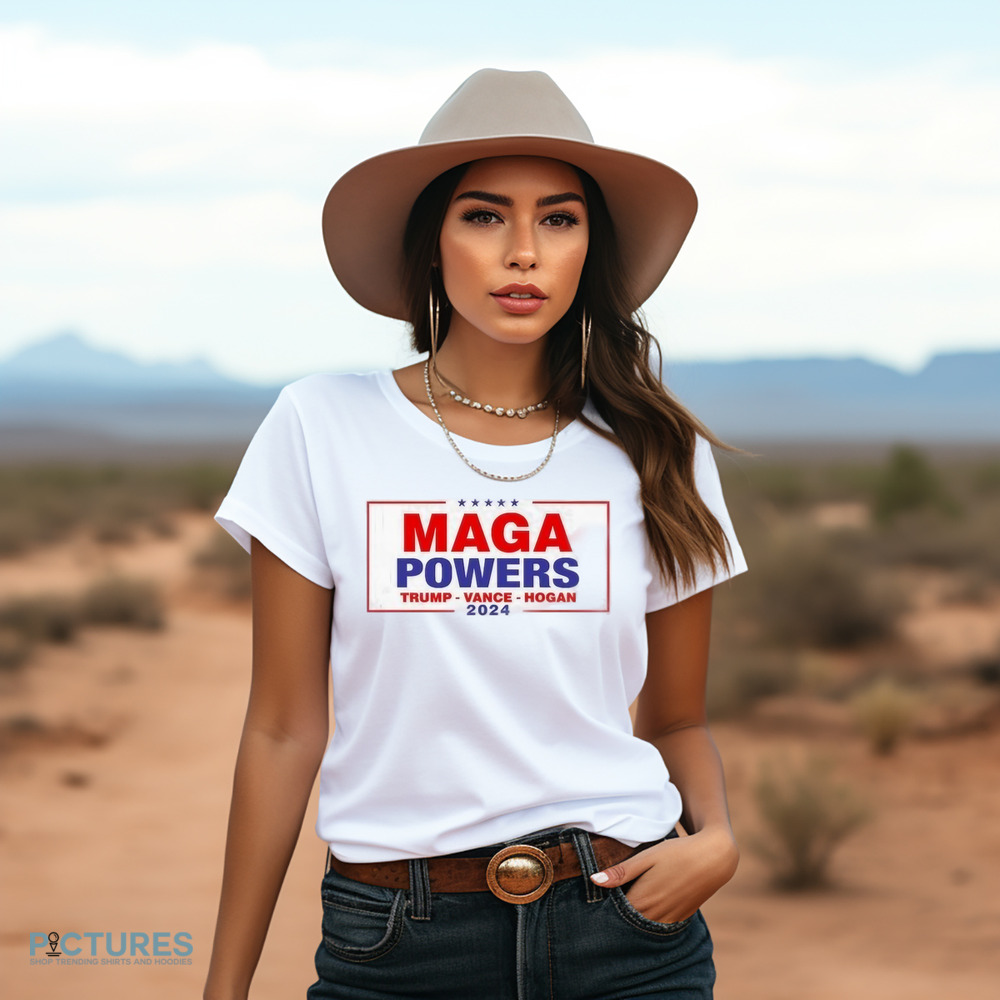 Hulk Hogan Wearing Maga Powers Trump Vance Hogan 2024 Shirt ...