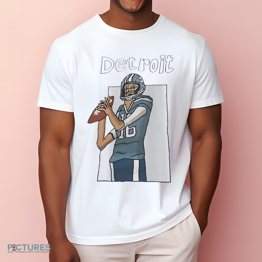 Jared Thomas Goff Detroit Lions Football Player Art Shirt ...