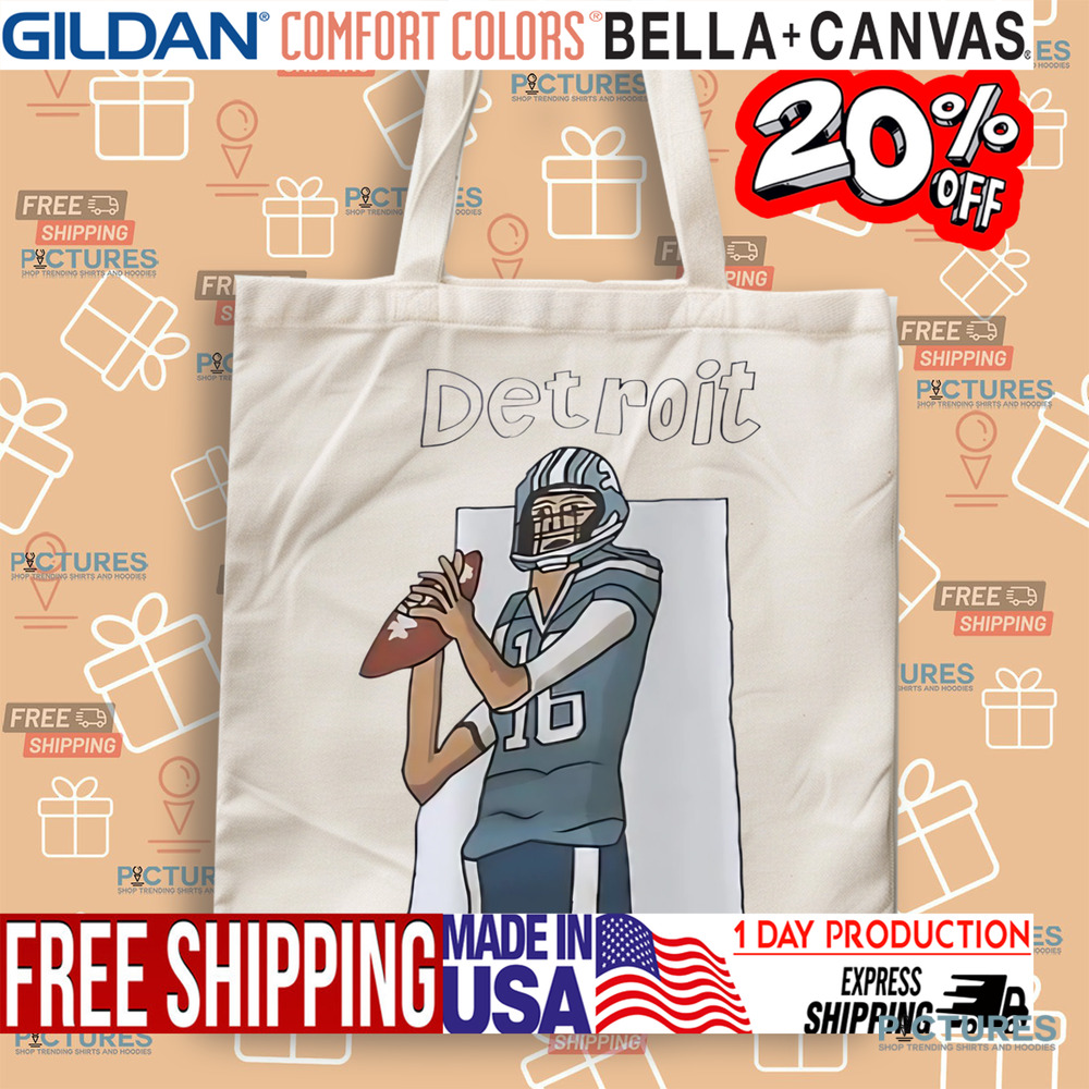Jared Thomas Goff Detroit Lions Football Player Art Shirt ...