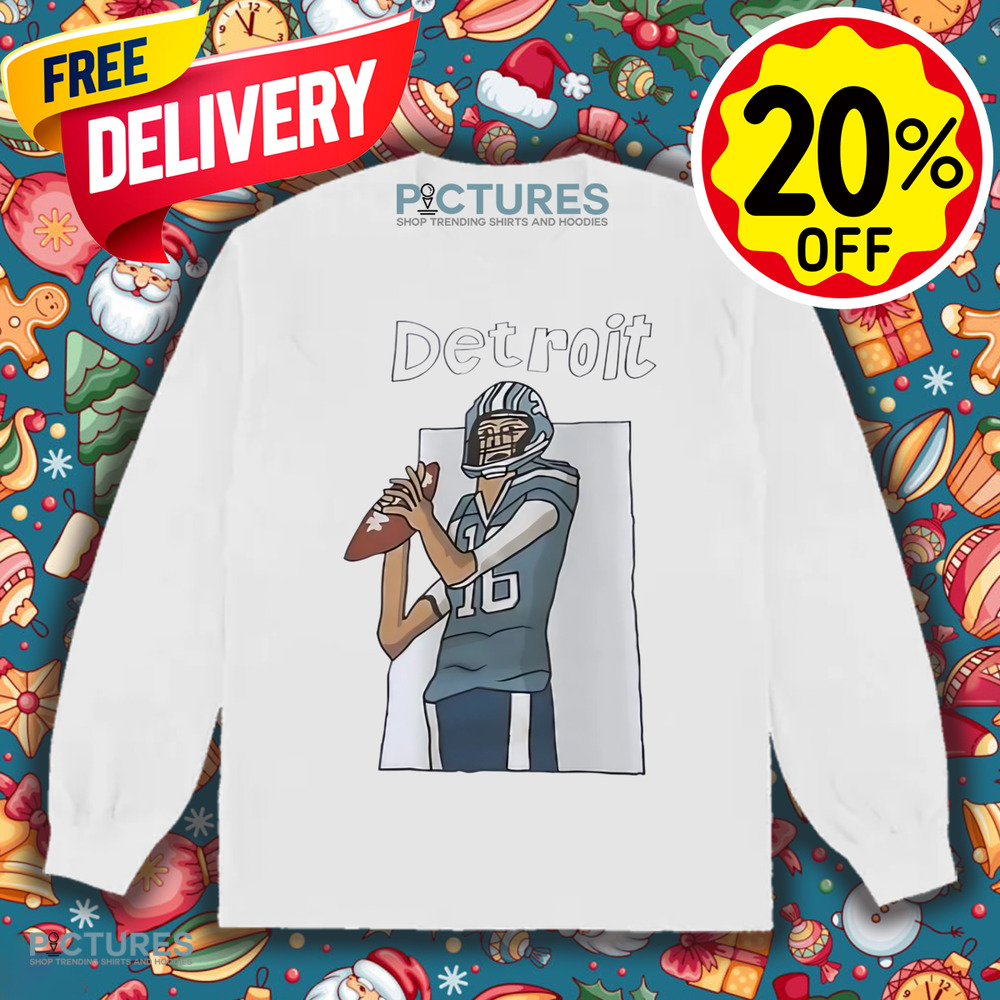 Jared Thomas Goff Detroit Lions Football Player Art Shirt ...