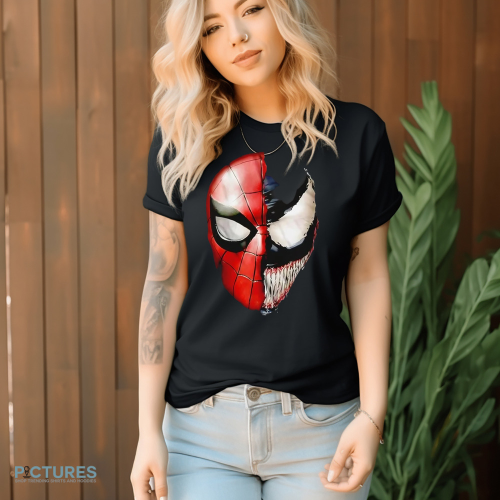 🚛Free Delivery: 📣SaleOff 20% Marvel Spider-Man Venom split face shirt ...