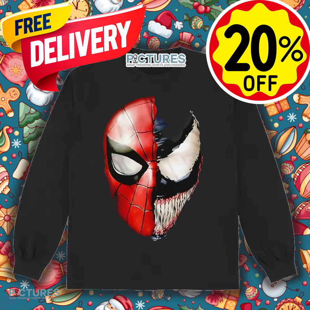 🚛Free Delivery: 📣SaleOff 20% Marvel Spider-Man Venom split face shirt ...