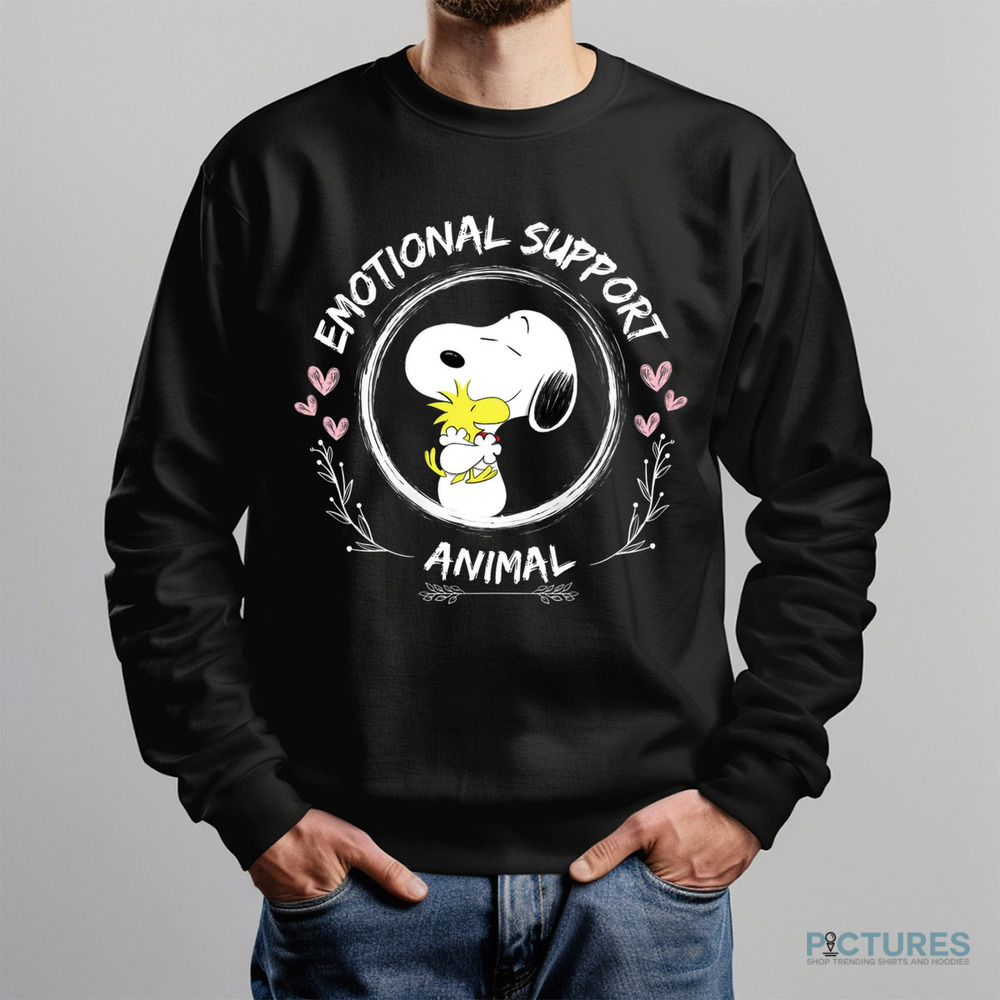 Snoopy Emotional Support The Comforting Beagle Animal Shirt ...