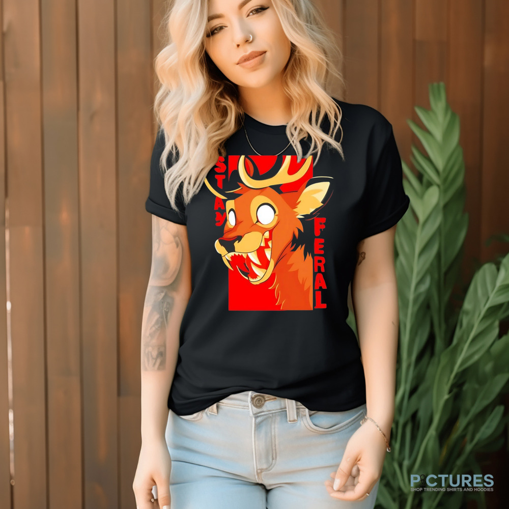 🚛Free Delivery: 📣SaleOff 20% Stay feral toothy deer shirt • , Classic ...