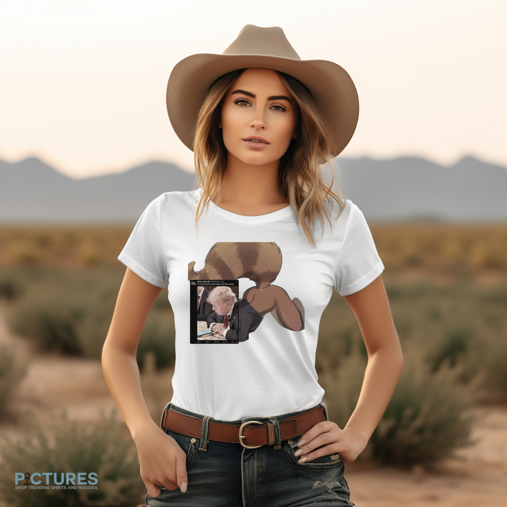 Trump During His Discussion With Elon Musk Squirrel Meme Shirt ...