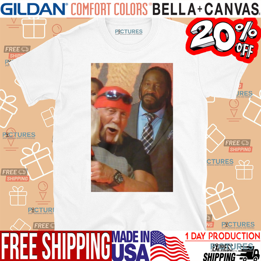 WWE Hulk Hogan And Booker T Wrestler Meme Shirt • Picturestees Clothing LLC