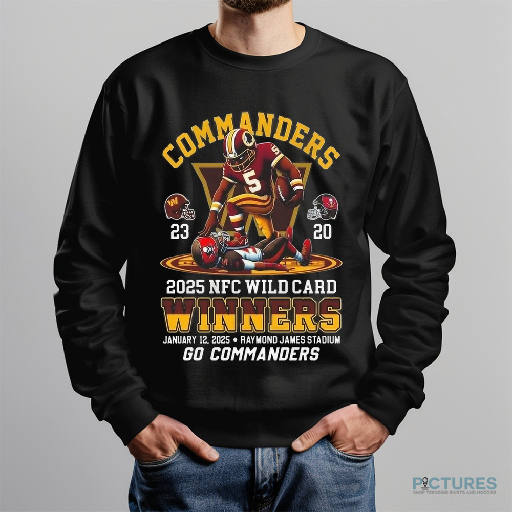 Washington Commanders Wild Card 2025 Winners Go Commanders For Fans ...