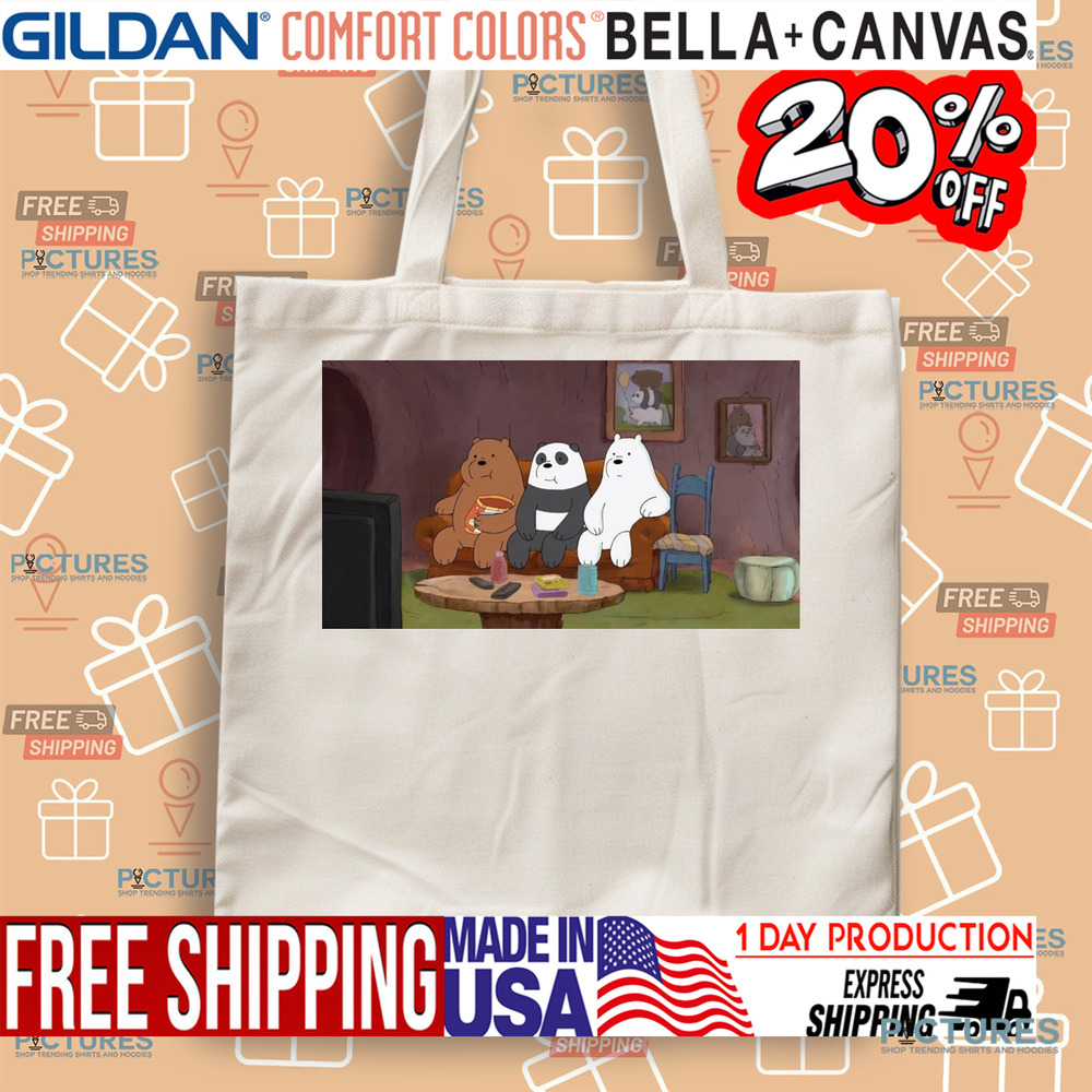 We Beare Bears Watching TV Funny Cartoon Shirt • Picturestees Clothing LLC