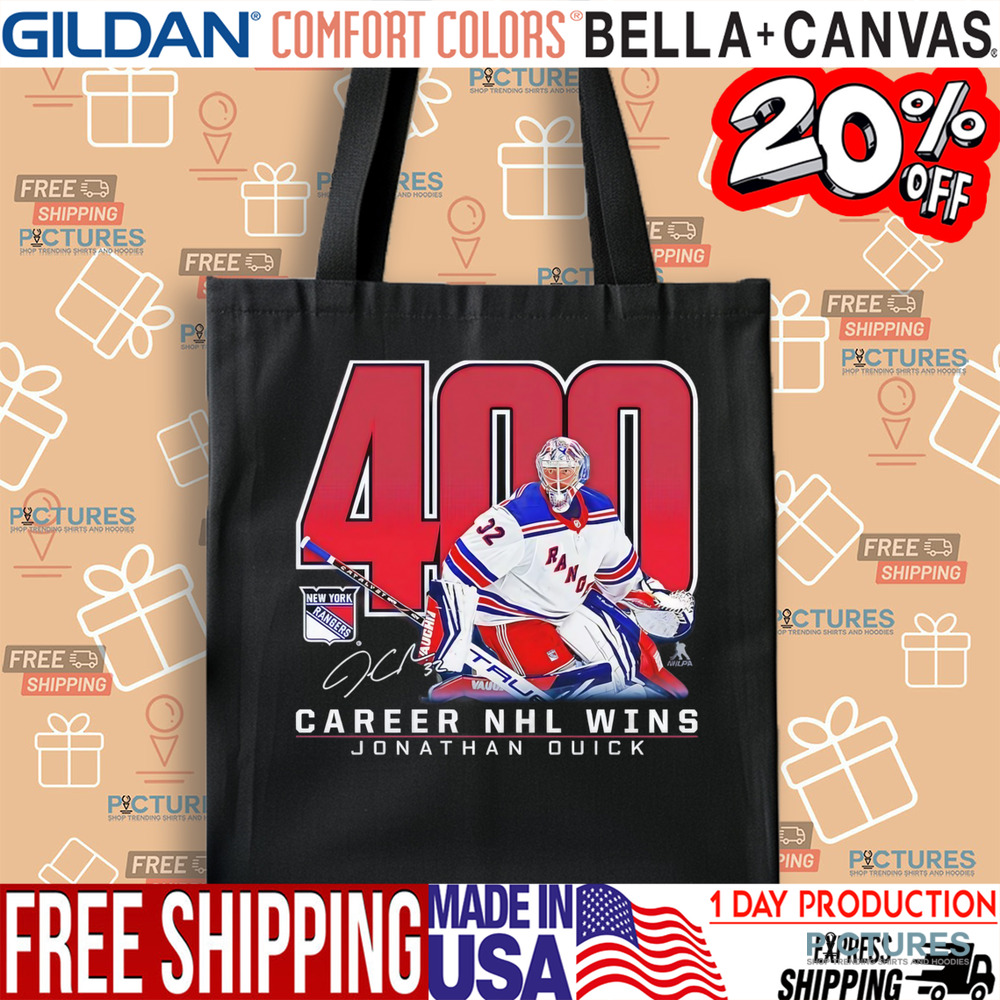 🚛Free Delivery: 📣SaleOff 20% Jonathan Quick New York Rangers 400 Career ...