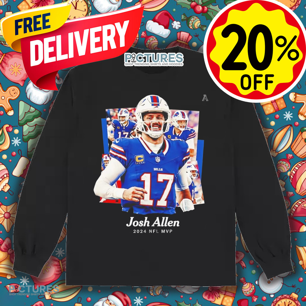 Josh Allen 2024 NFL MVP Buffalo Bills Player Football Shirt ...