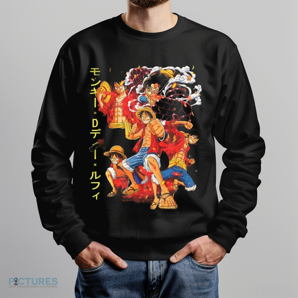 One Piece Luffy Captian Evolution Shirt • Picturestees Clothing LLC