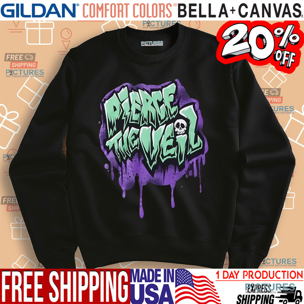Pierce The Veil Graffiti Logo Shirt • Picturestees Clothing LLC