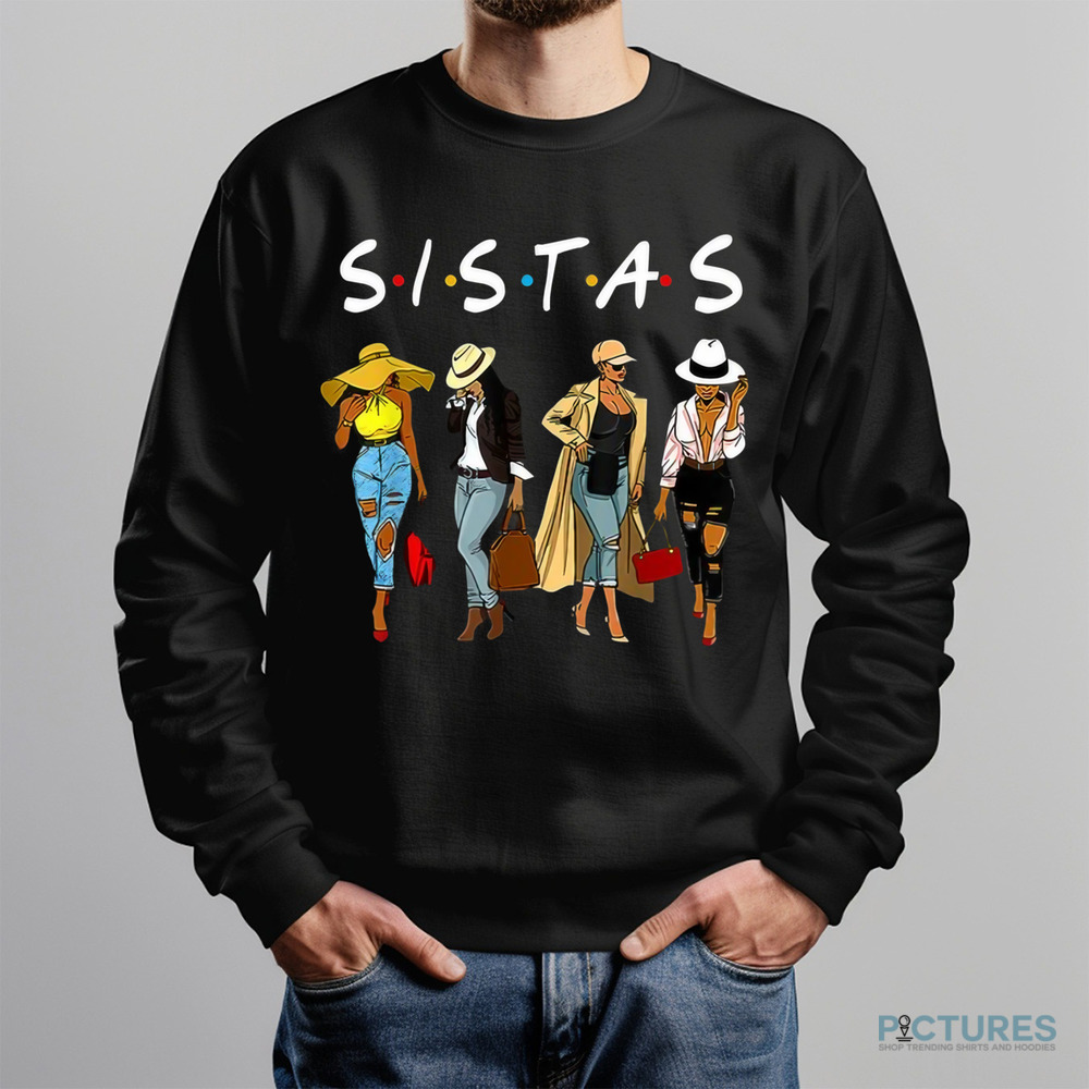 Proud Black Sistas Queen Melanin Afro African American Women Shirt ...