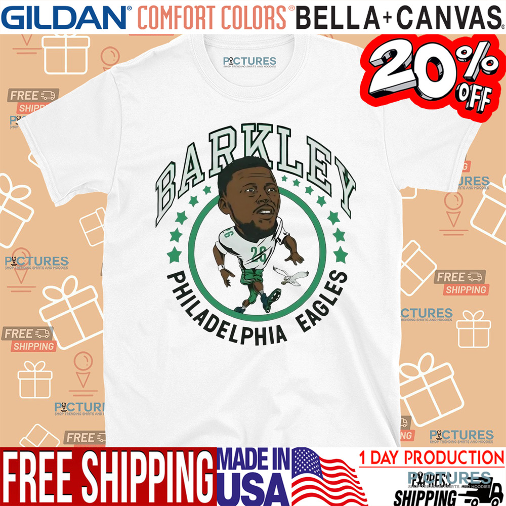 Saquon Barkley Philadelphia Eagles Logo Caricature Vintage Shirt ...