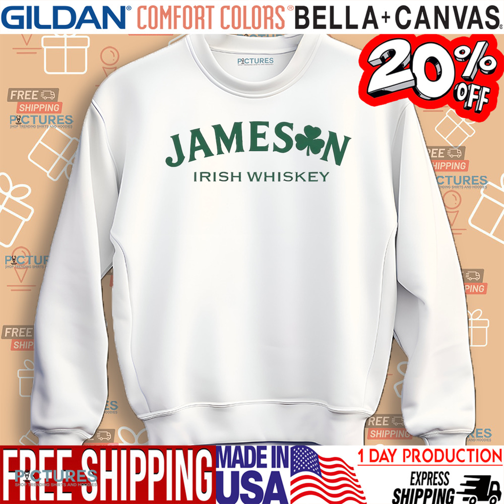 St. Patrick’s Day Jameson Irish Whiskey Shirt • Picturestees Clothing LLC