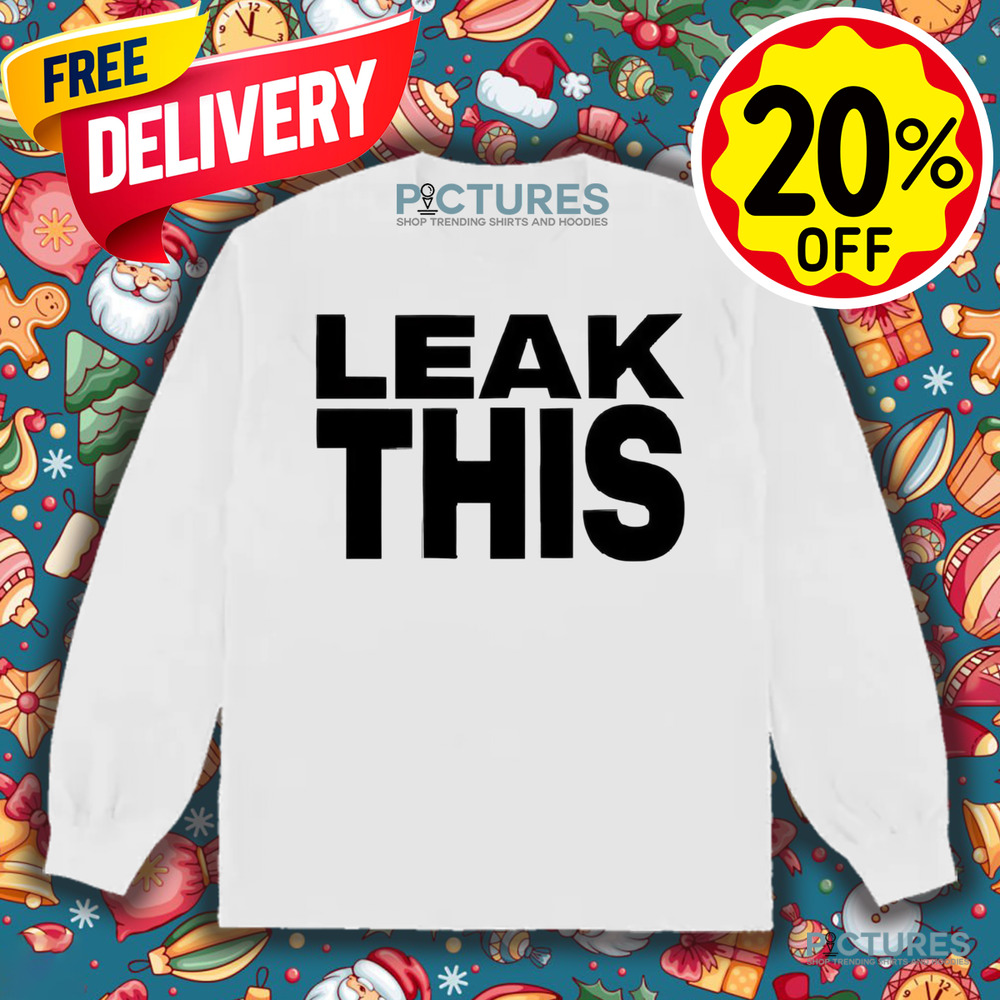 Tate McRae Wearing Leak This Shirt • Picturestees Clothing LLC