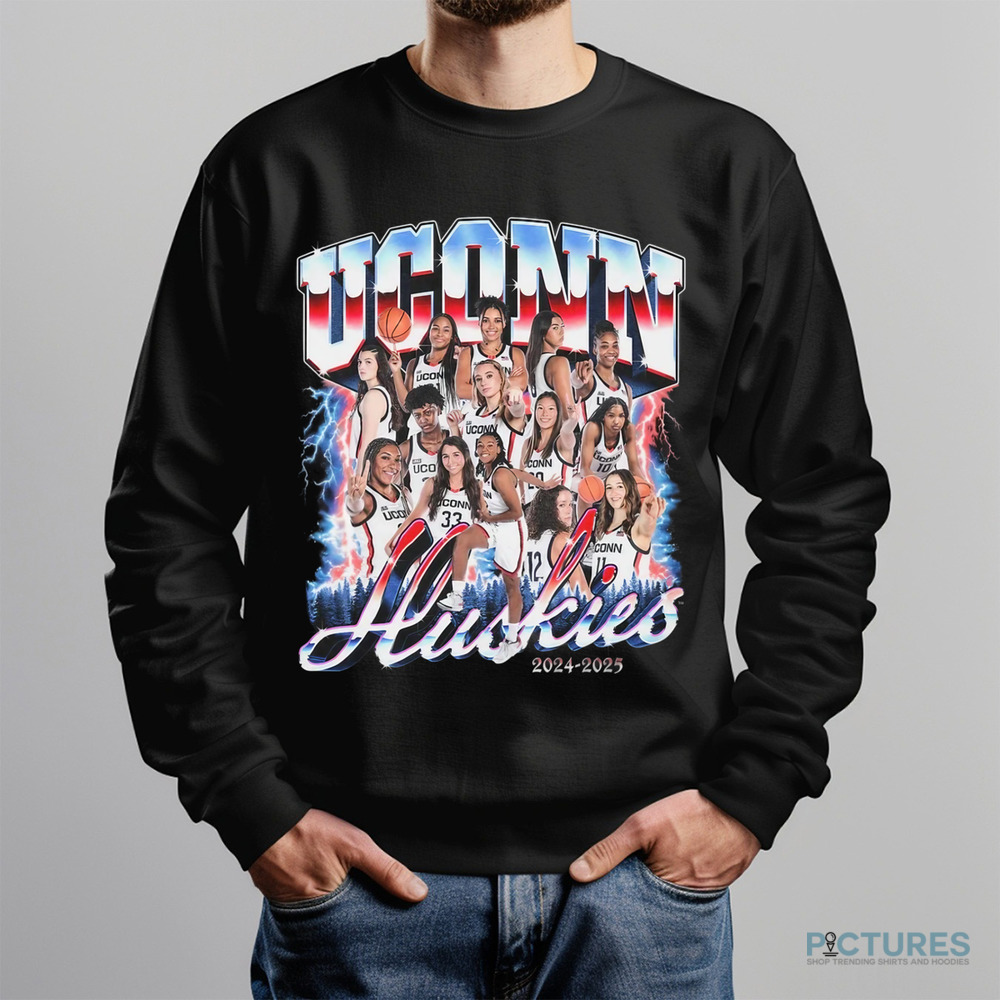 Uconn Huskies Basketball Team 2024 2025 Shirt • Picturestees Clothing LLC