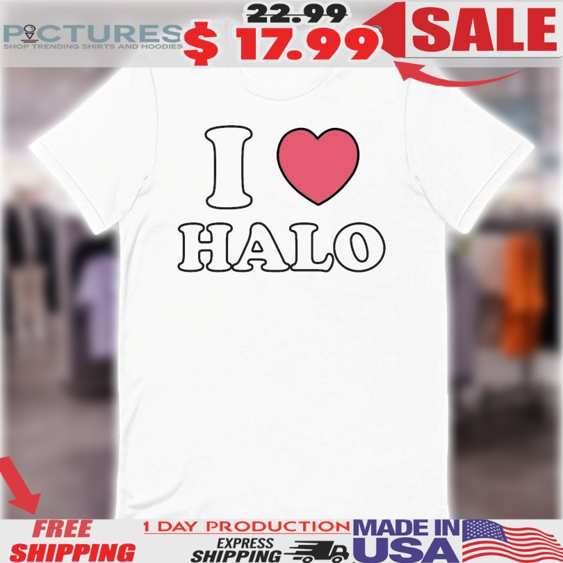 Believe The Hype BTH I Love Halo Shirt • Picturestees Clothing LLC