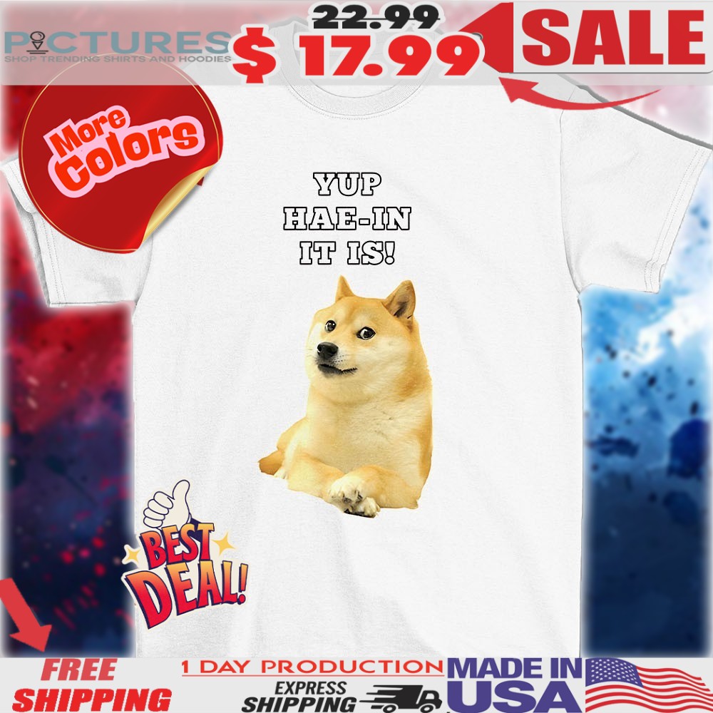 Doge Yup-hae In It Is Meme Shirt • Picturestees Clothing LLC