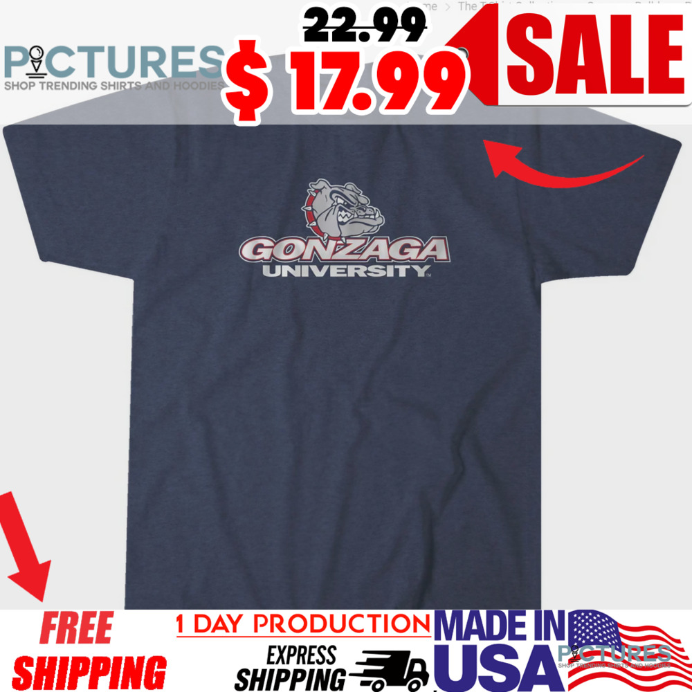 Gonzaga University Bulldogs Primary Logo Shirt • Picturestees Clothing LLC