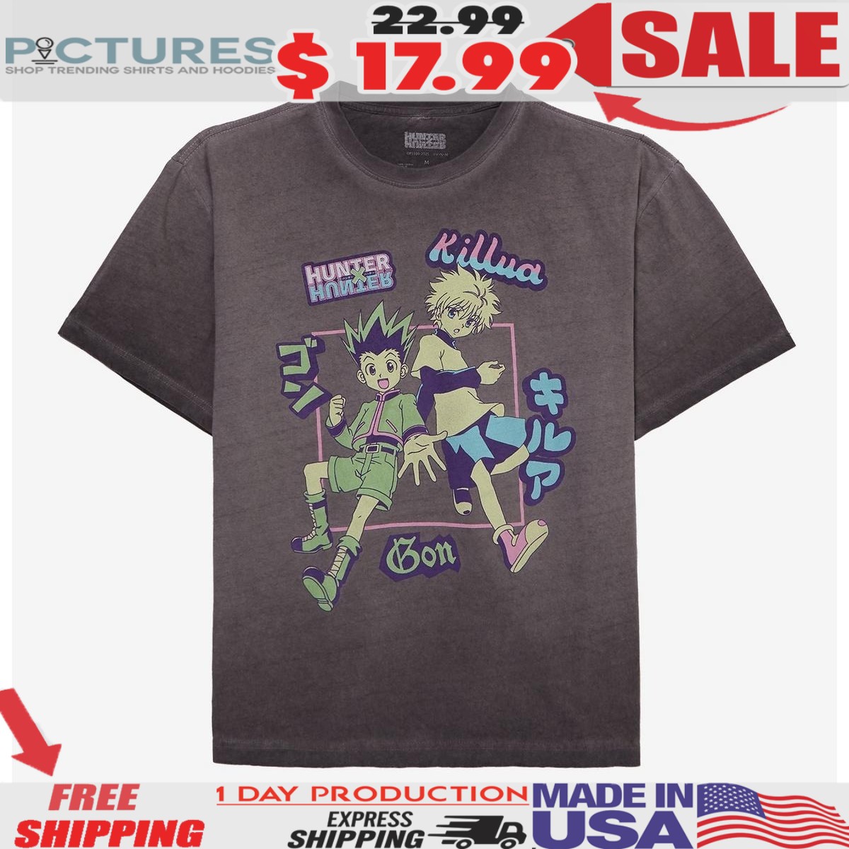 🚛Free Delivery: 📣SaleOff 20% Hunter X Hunter Gon x Killua Tonal Bon ...