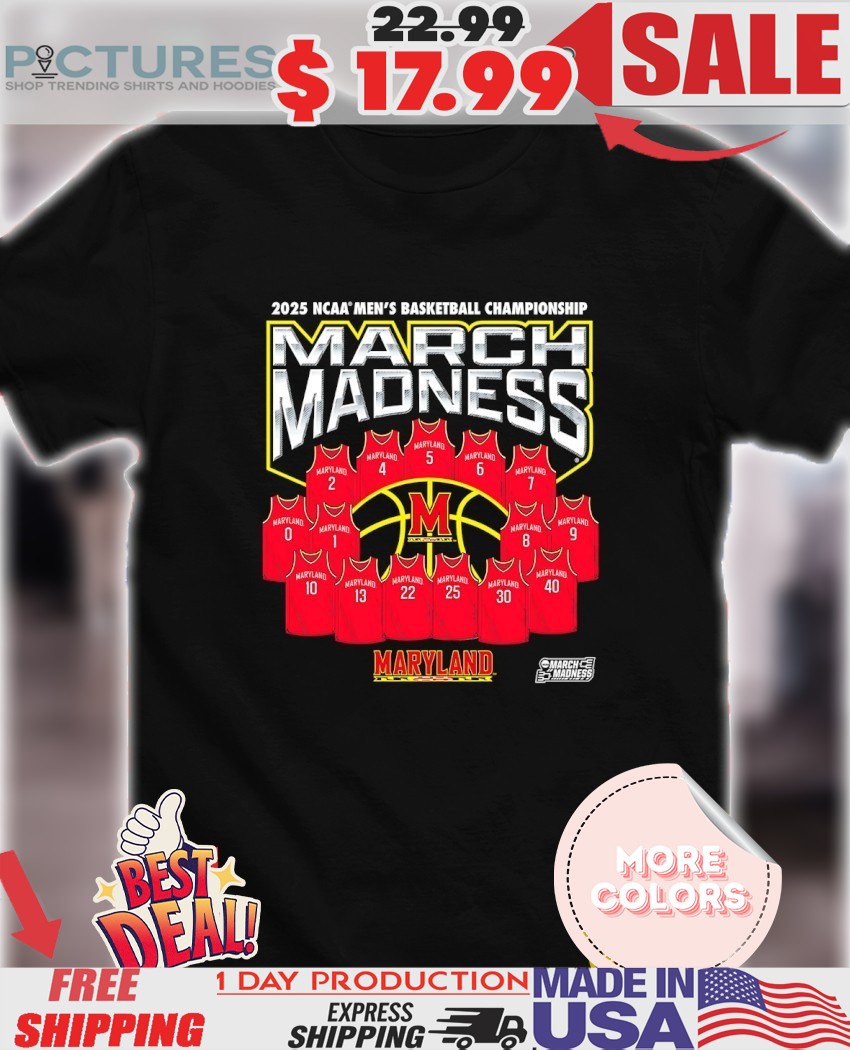 🚛Free Delivery: March Madness Maryland Terrapins 2025 NCAA Men’s ...