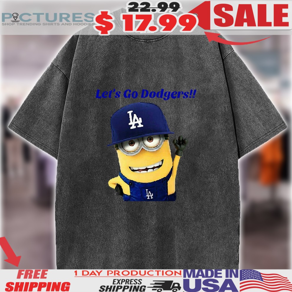 Minion LA Let’s Go Dodgers Shirt • Picturestees Clothing LLC