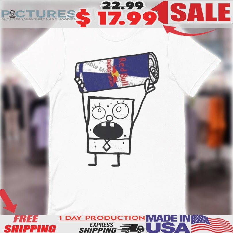 Red Bull DoodleBob MEME Shirt • Picturestees Clothing LLC