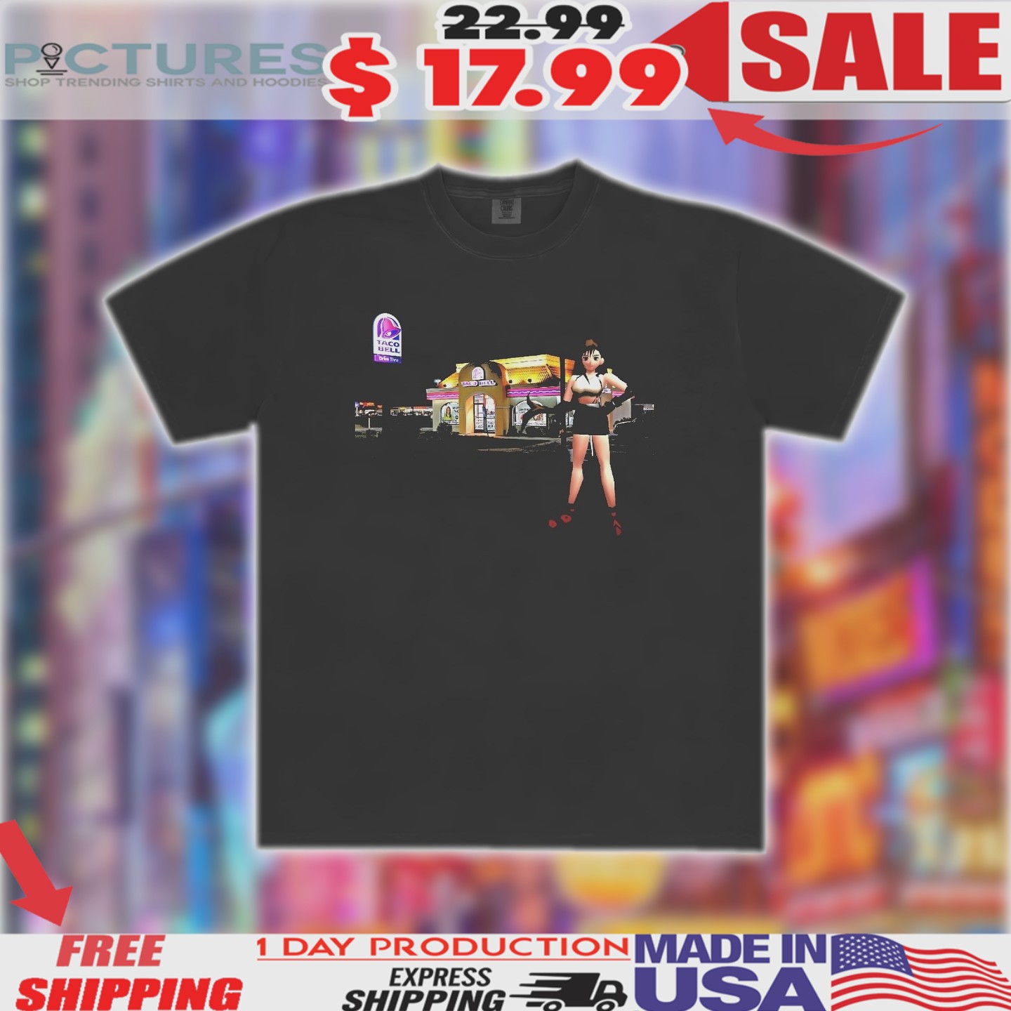 🚛Free Delivery: 📣SaleOff 20% Tifa Crisis Core Final Fantasy 7 Taco Bell ...