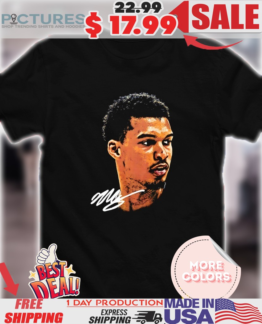 Victor Wembanyama NBA Big Face Player Signature Shirt • Picturestees ...