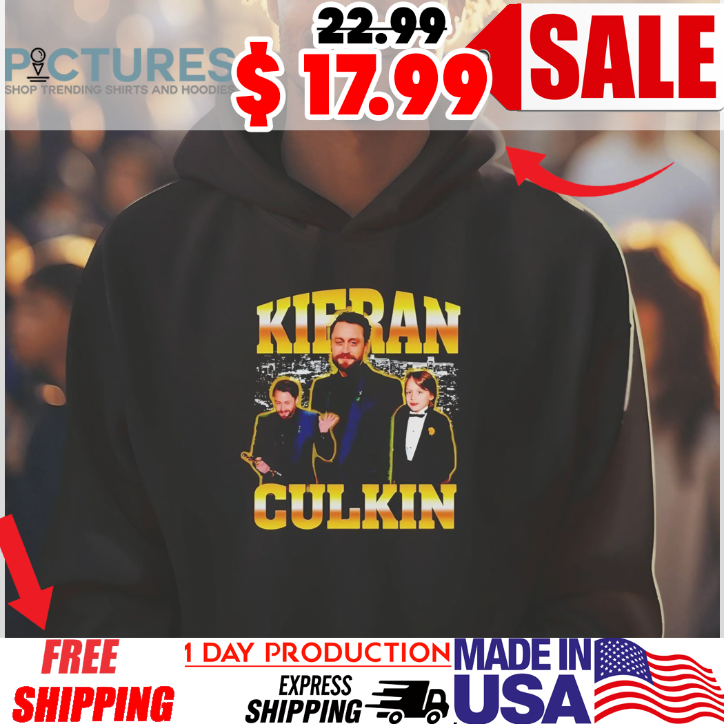 Kieran Culkin Actor Wins Oscar 2025 Rap Style Shirt • Picturestees ...