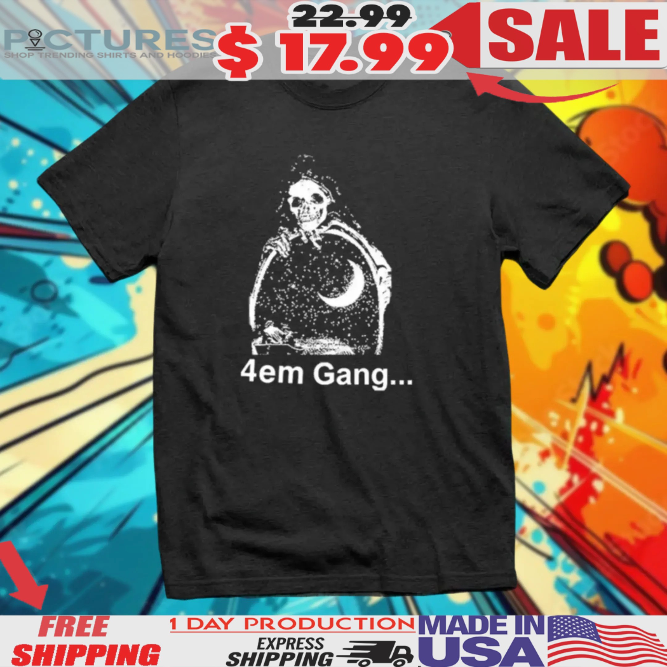 🚛Free Delivery: 4 Em Gang Shirt • , Classic tee, hoodie, sweater, v ...