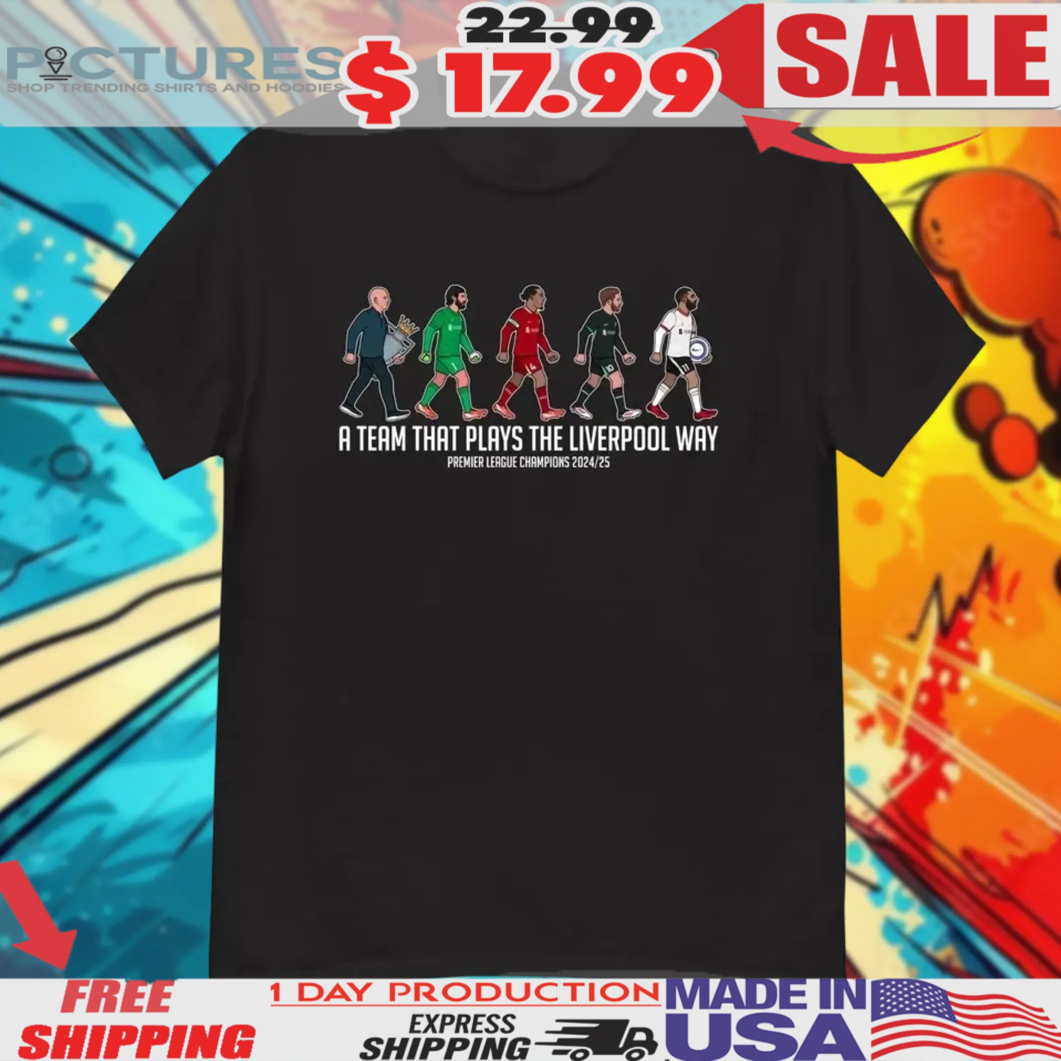 🚛Free Delivery: A Team That Plays The Liverpool Way Premier League ...