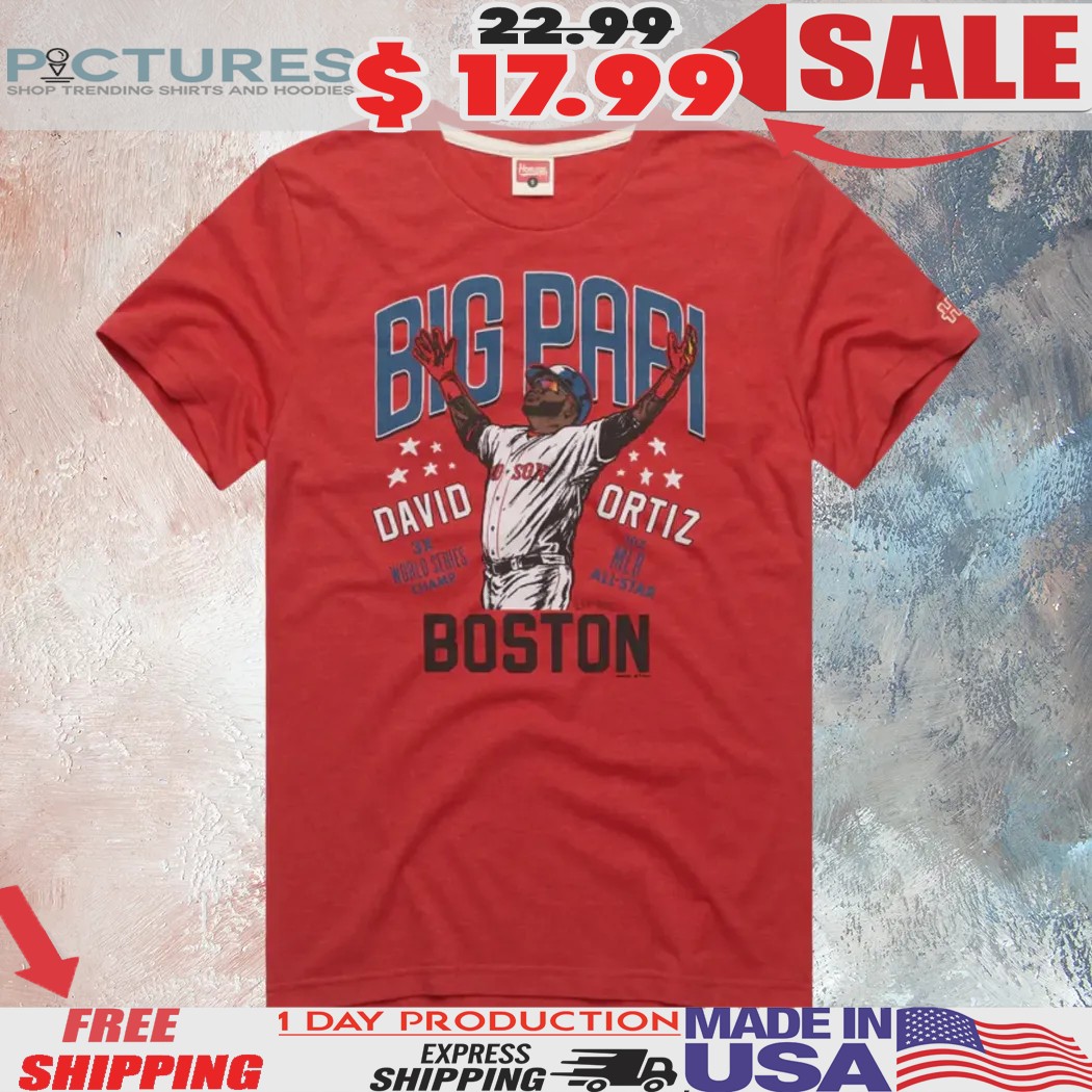 Boston Red Sox Big Papi David Ortiz 3x World Series Champ 10x Mlb All ...
