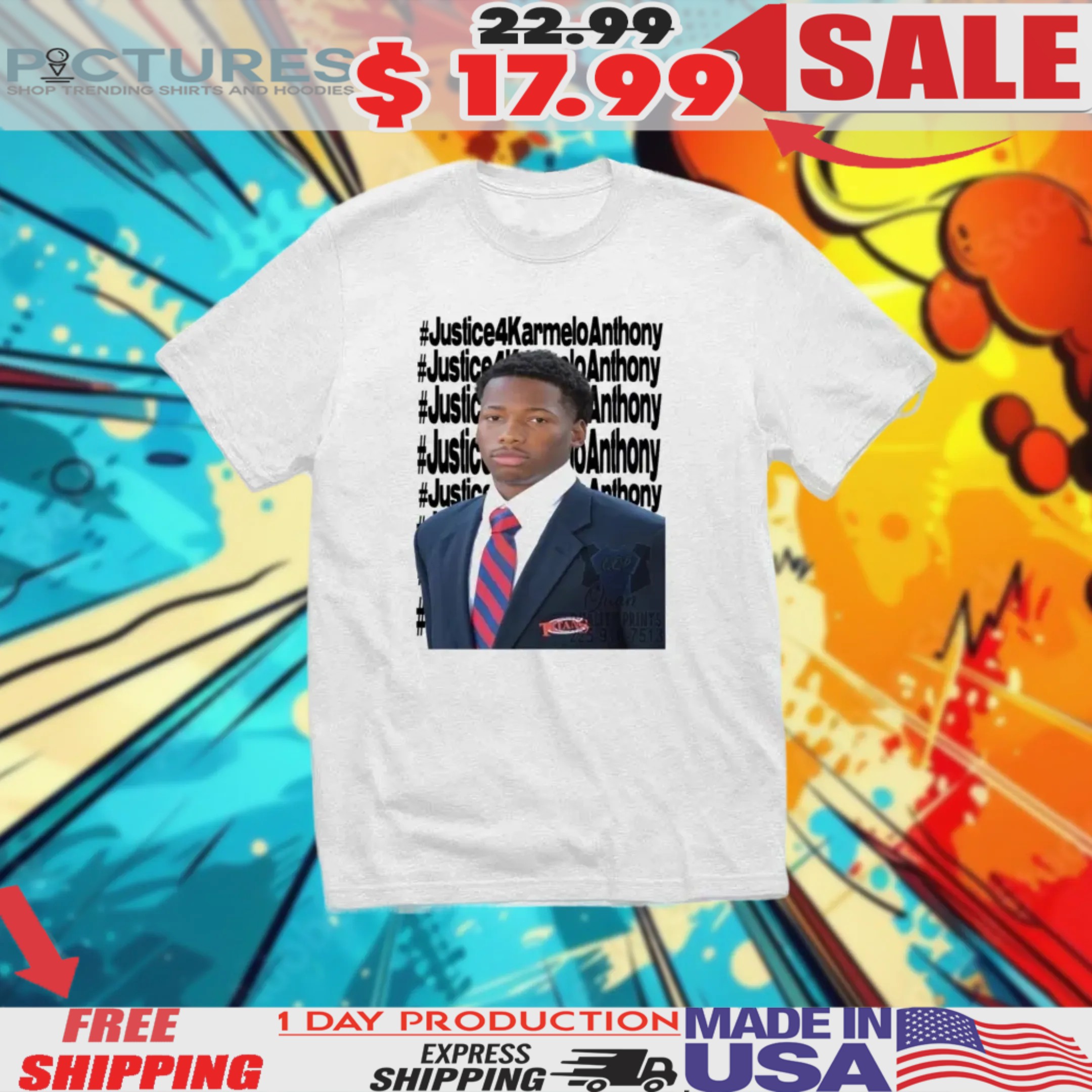 Justice For Karmelo Anthony Shirt • Picturestees Clothing LLC