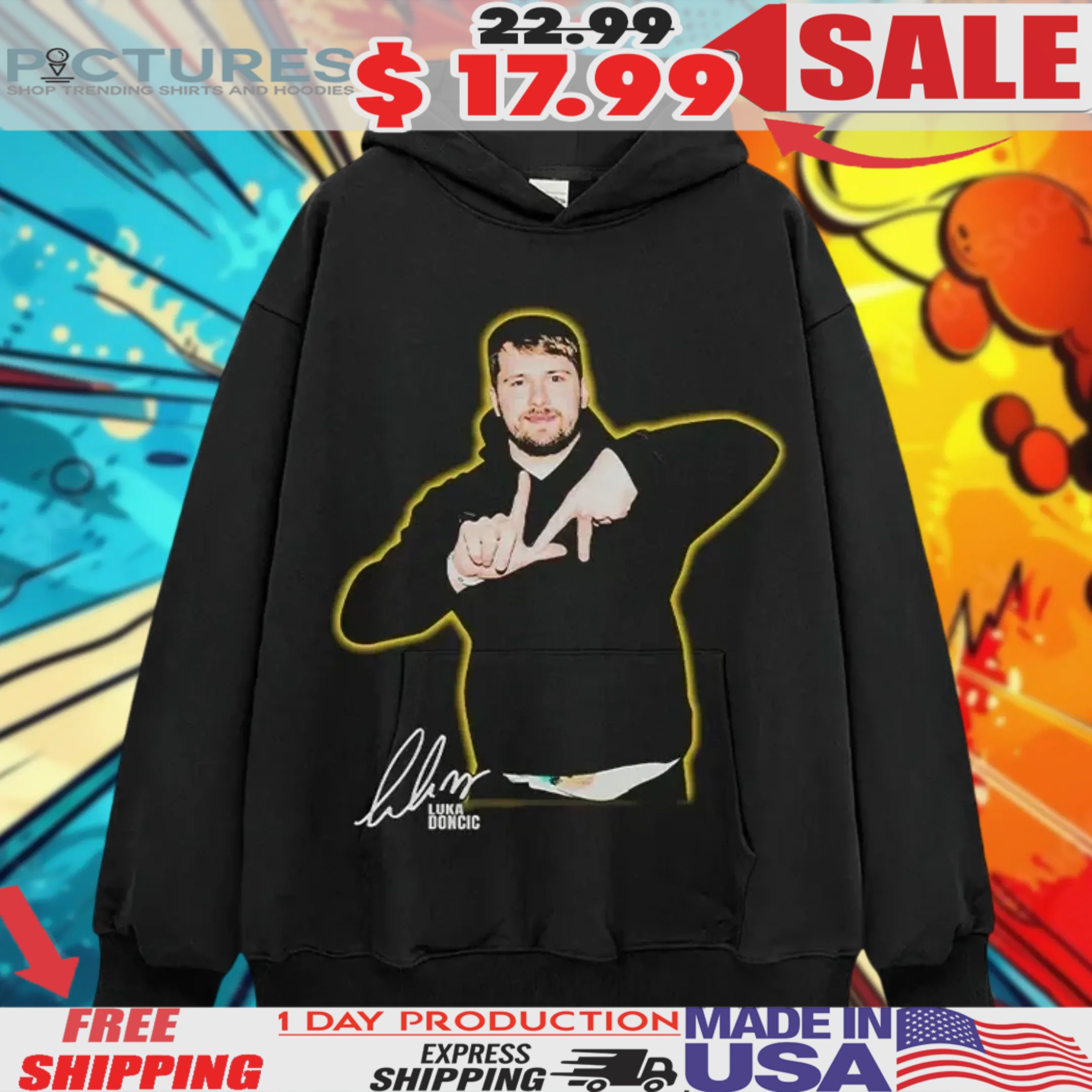 La Luka Doncic Lakers Signature Shirt • Picturestees Clothing LLC