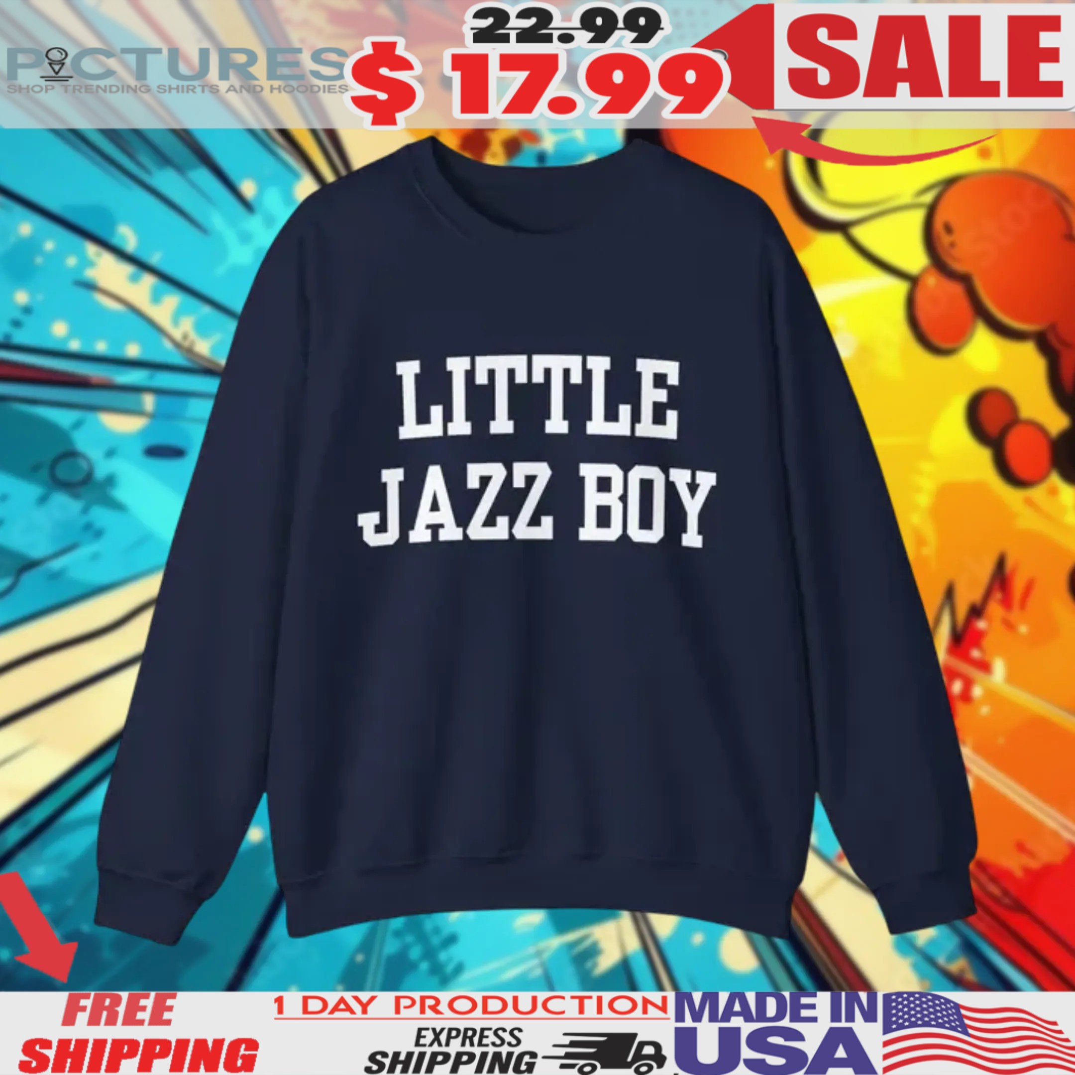 Little Jazz Boy Shirt • Picturestees Clothing LLC