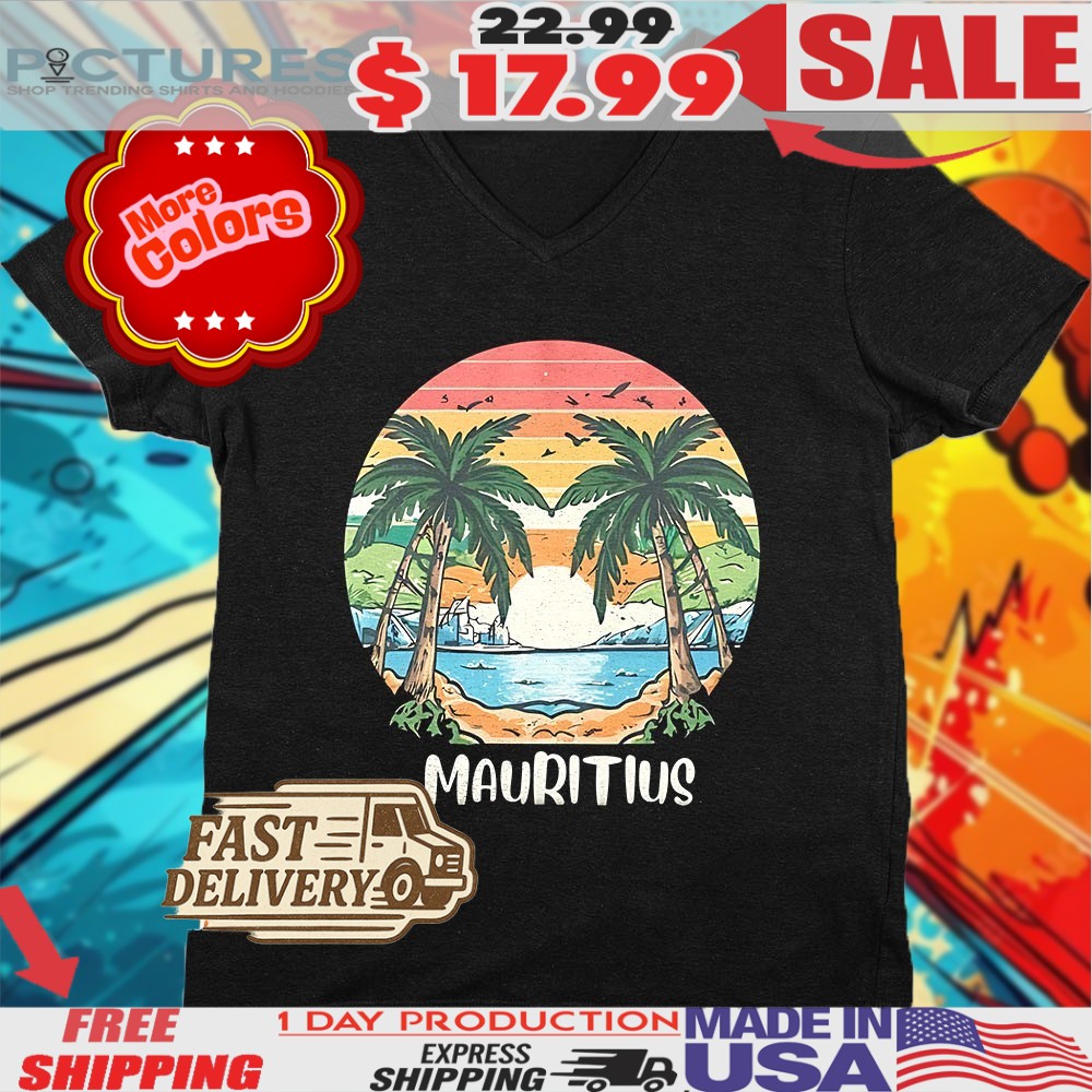 Mauritius Beach Vintage Shirt • Picturestees Clothing LLC
