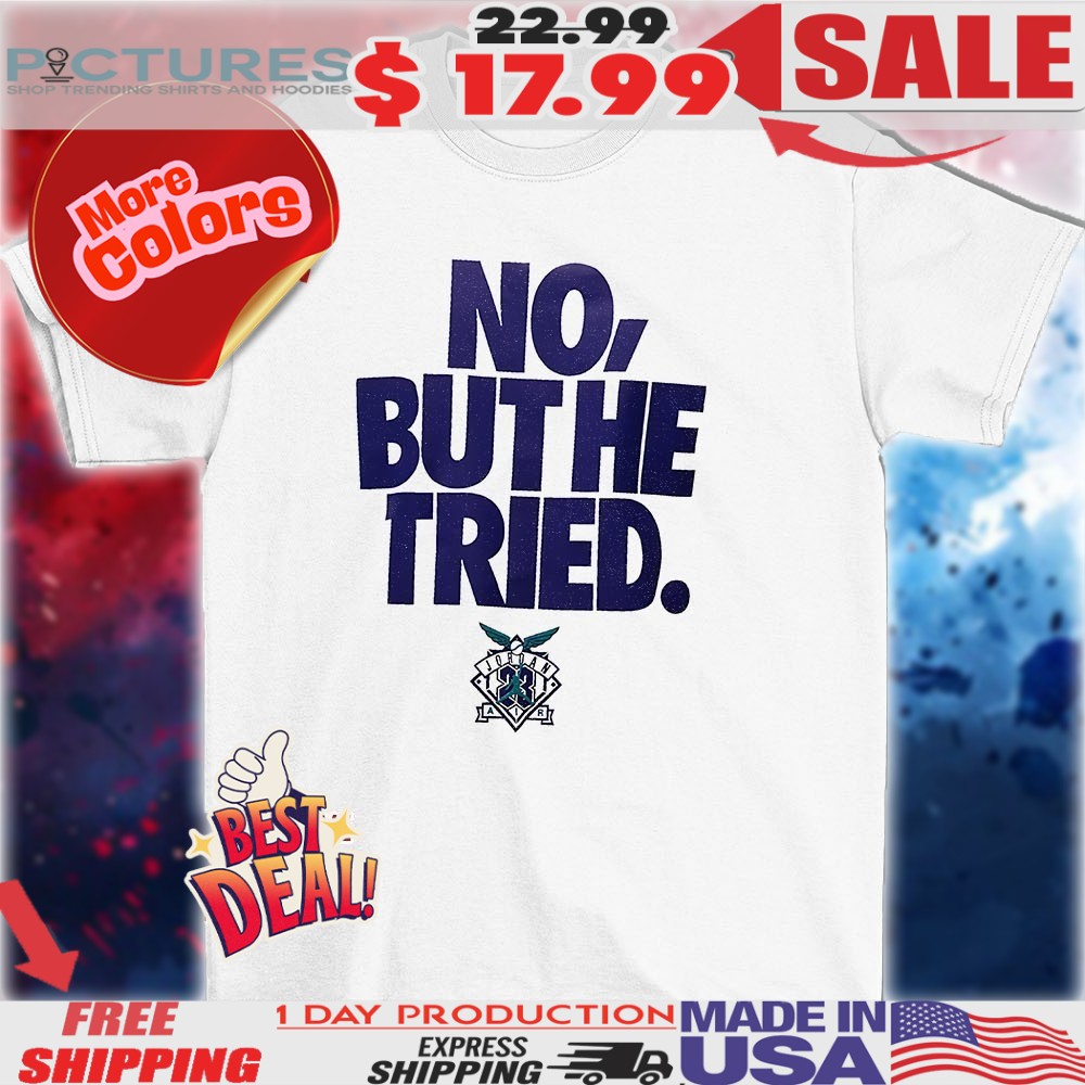 Michael Jordan Baseball No But He Tried Logo Shirt • Picturestees ...