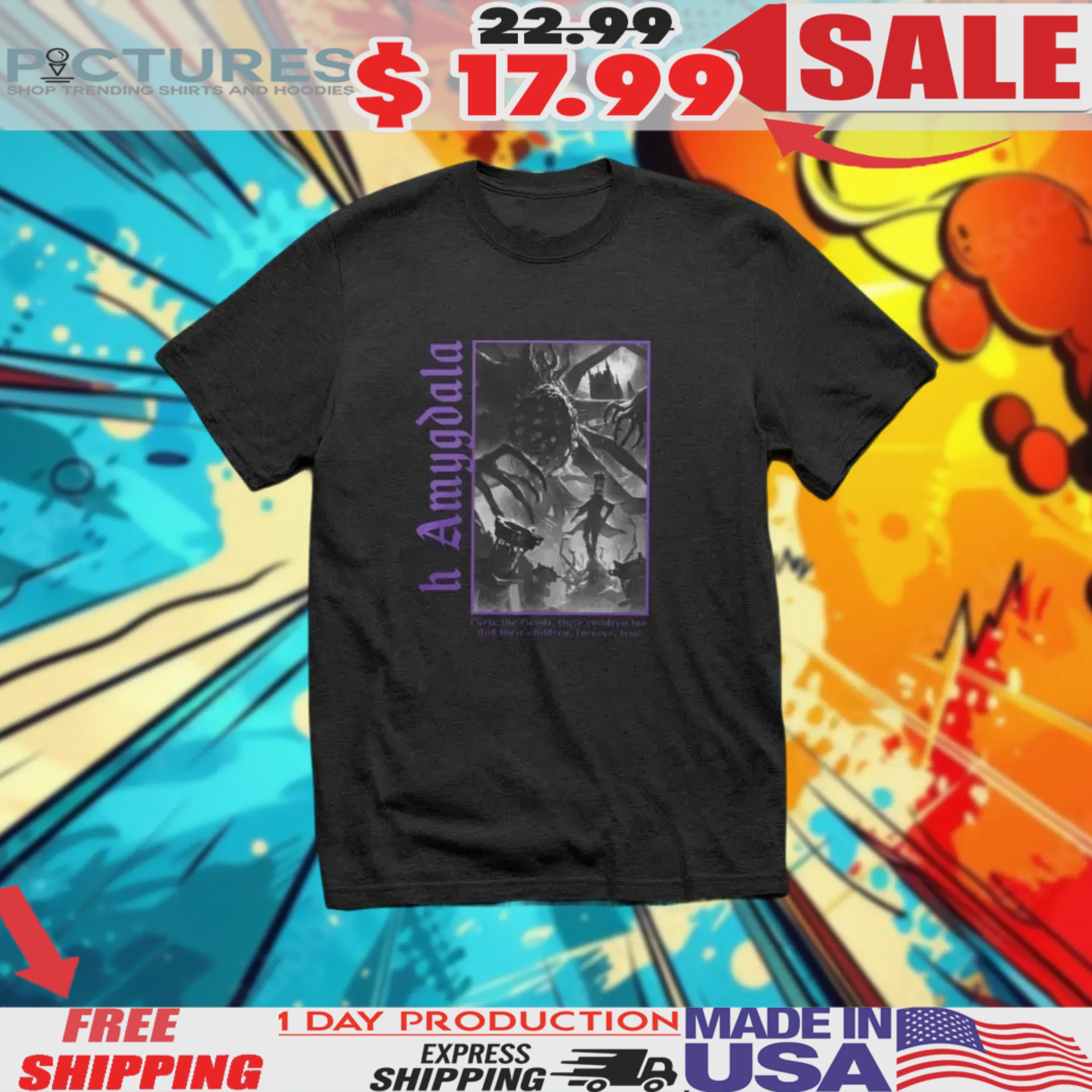 Oh Amygdala Bloodborne Shirt • Picturestees Clothing LLC