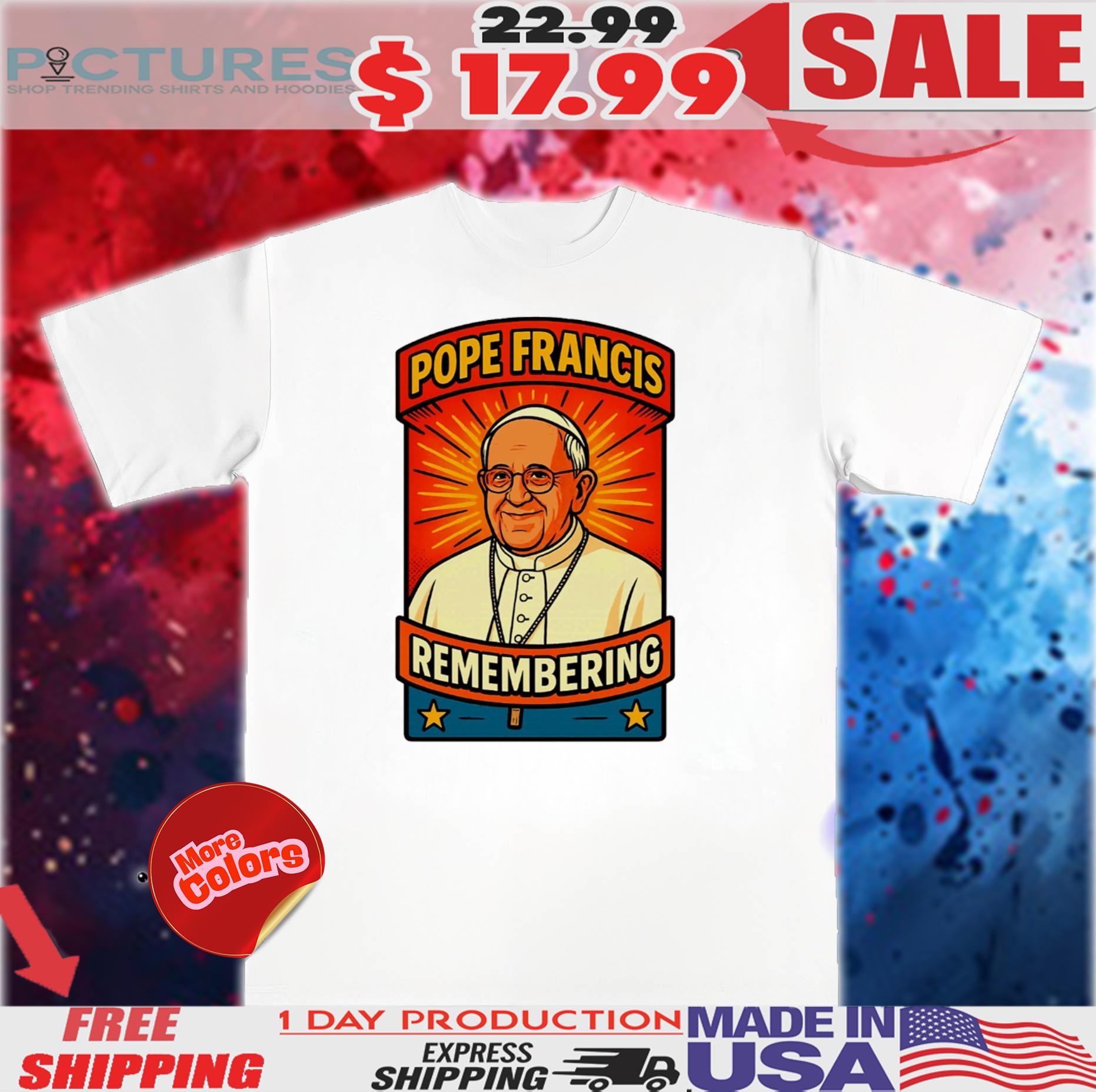 Pope Francis 1936-2025 Remembering Bold Memorial Expression Legend ...